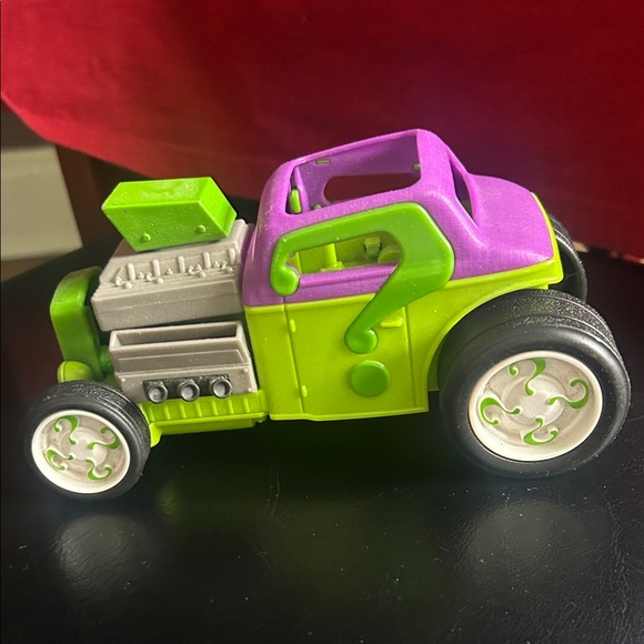 Mattel | Toys | Mattel Riddler Green And Purple Toy Car | Poshmark